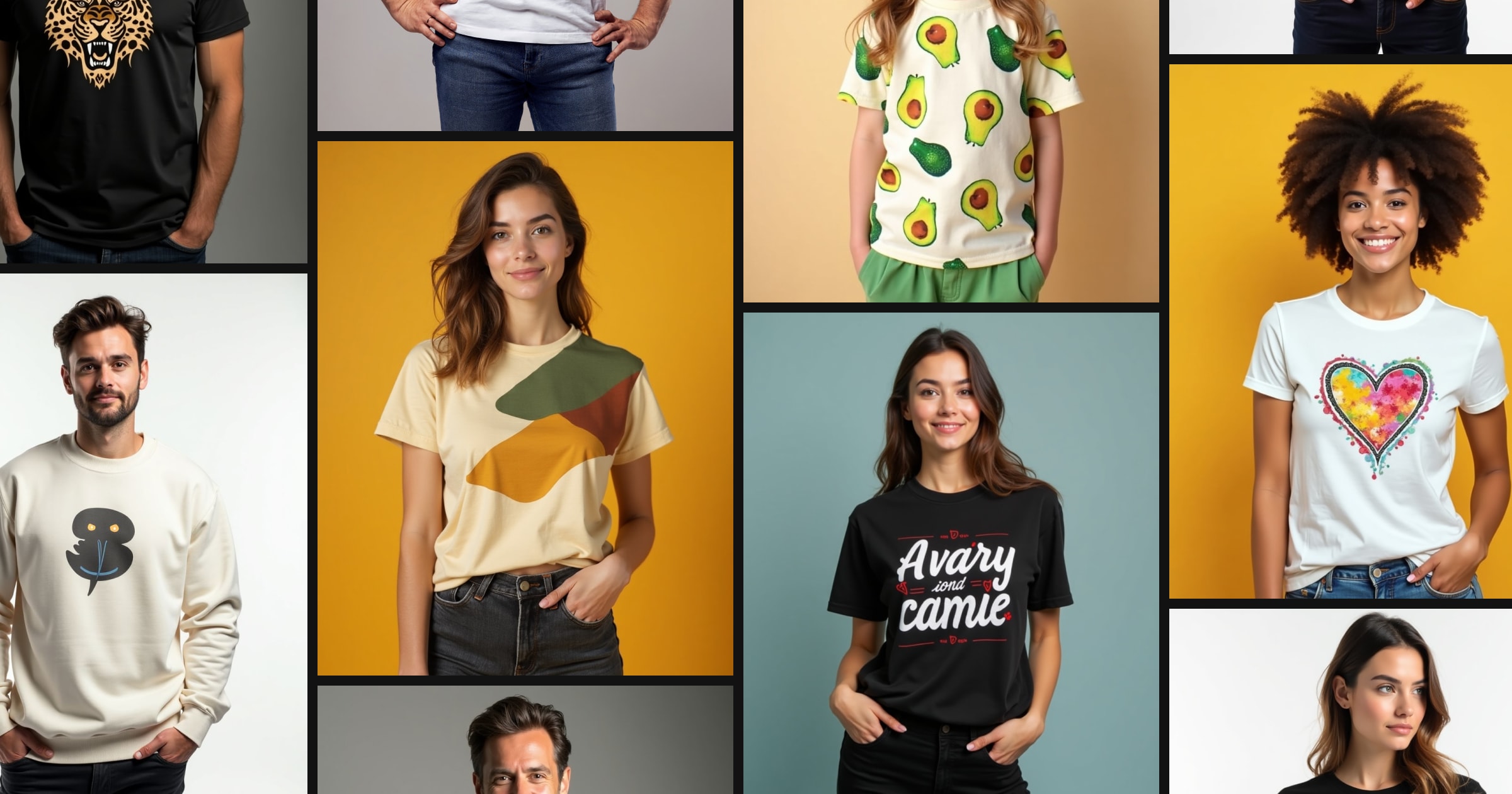 T-Shirt Mockups - Showcase your t-shirt on AI fashion models